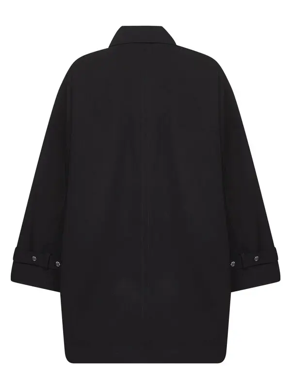 TOTEME Oversized Trench Jacket - Black