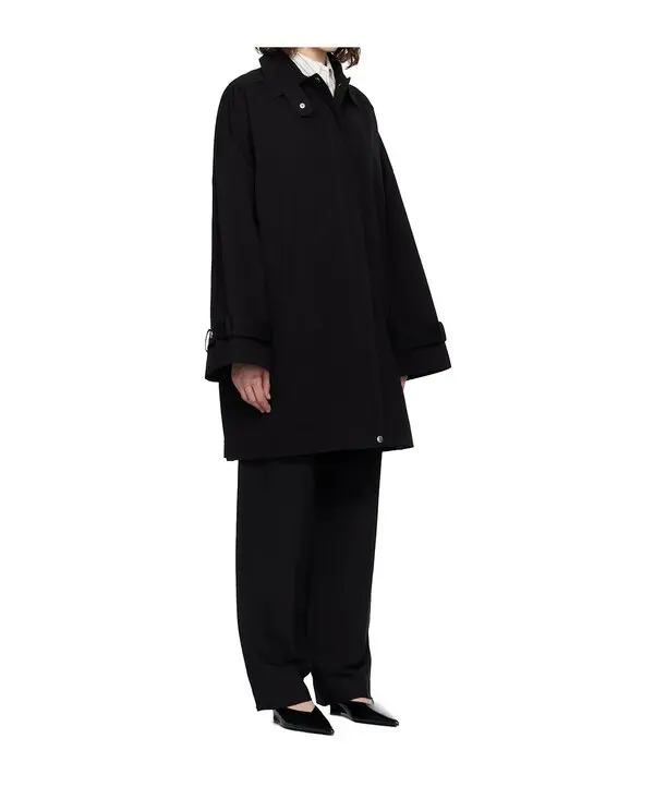 TOTEME Oversized Trench Jacket - Black