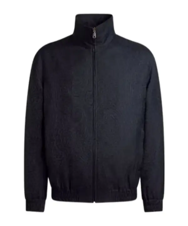Etro Arnica Zip-up Jacket With Paisley Pattern - Black
