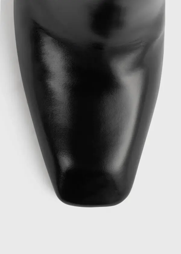 TOTEME Square-toe Side Zip Ankle Boots