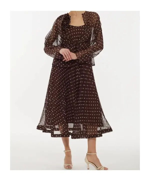 P.a.r.o.s.h Polka Dot Sheer Blouse