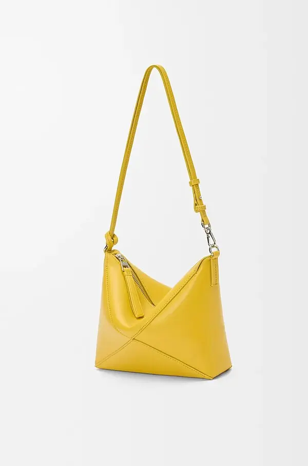 Loewe Puzzle Fold Pouch In Shiny Nappa Calfskin