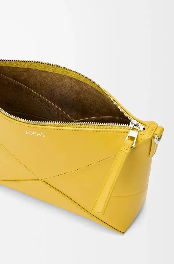 Loewe Puzzle Fold Pouch In Shiny Nappa Calfskin