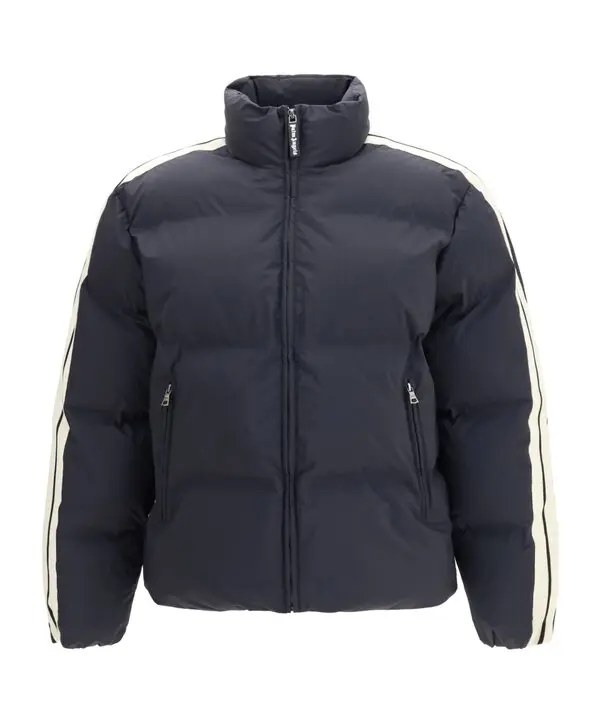 Palm Angels Classic Logo Padded Down Track Jacket - Black Tofu