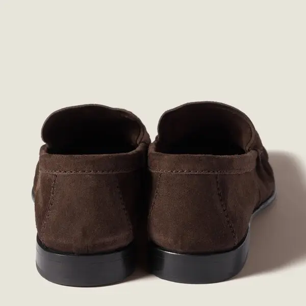 Miu Miu Logo-embossed Loafers