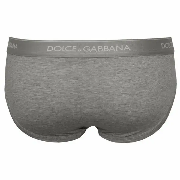 Dolce & Gabbana Logo Underwear - Gray