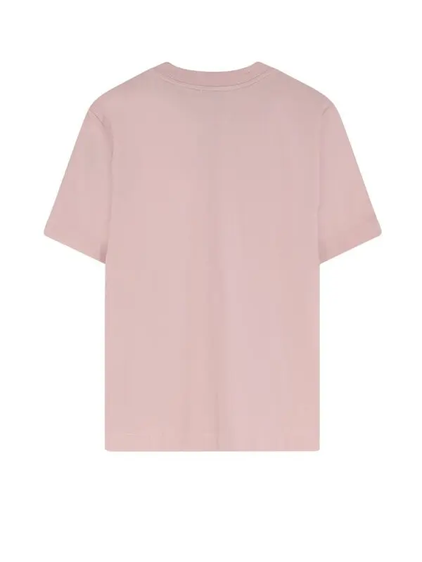 Burberry Embroidered Logo Crewneck T-shirt - Bouquet