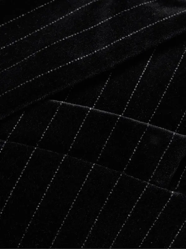 NILI LOTAN Double-breasted Striped Blazer