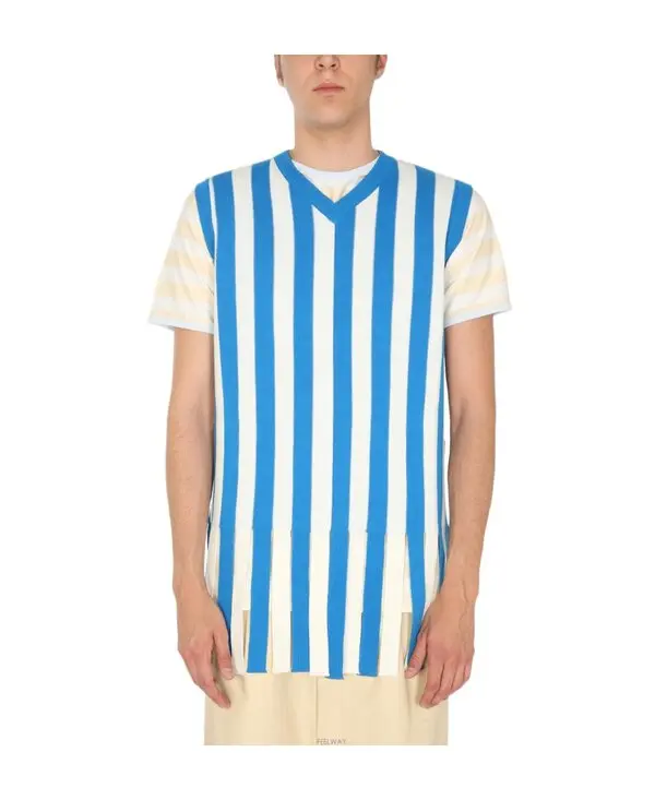Sunnei V-collar Short-sleeved T-shirt
