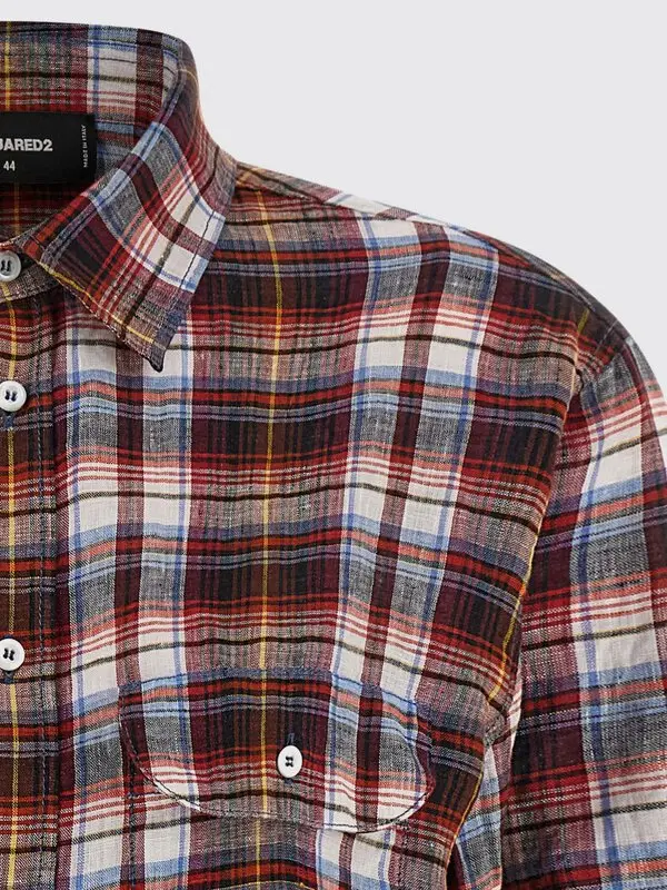 Dsquared2 Check Buttoned Shirt - Multicolor