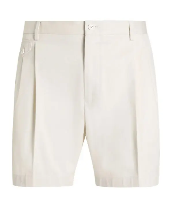 Dolce & Gabbana Pleated Tailored Shorts - Beige