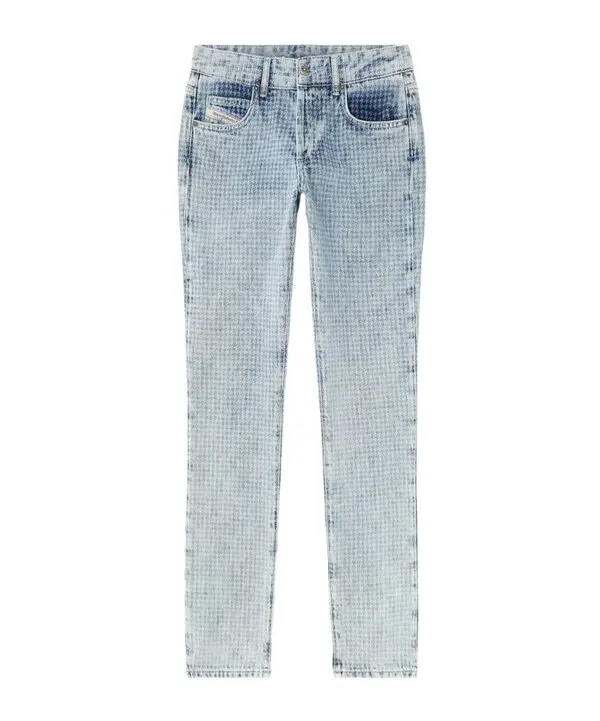 DIESEL® 1992 D-jiann Patterned Jeans - Light Blue