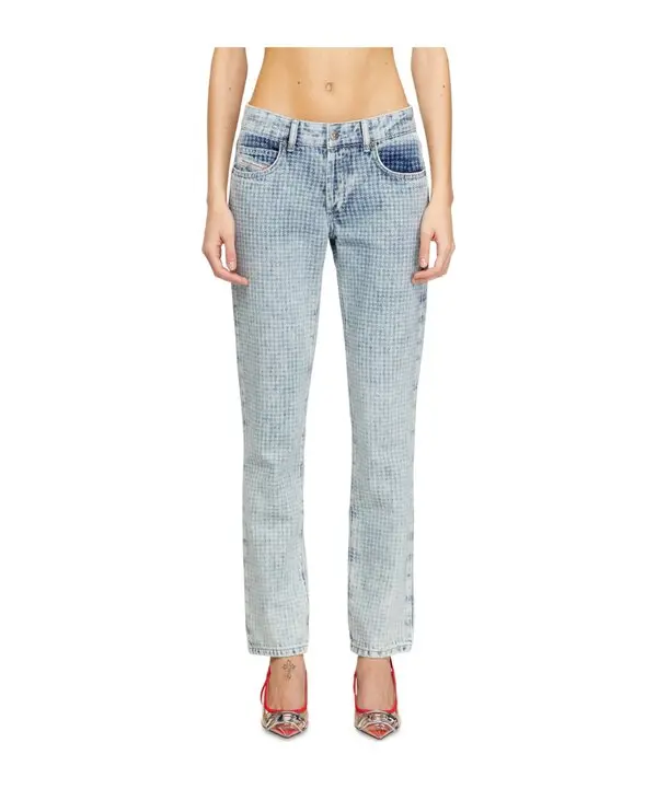 DIESEL® 1992 D-jiann Patterned Jeans - Light Blue