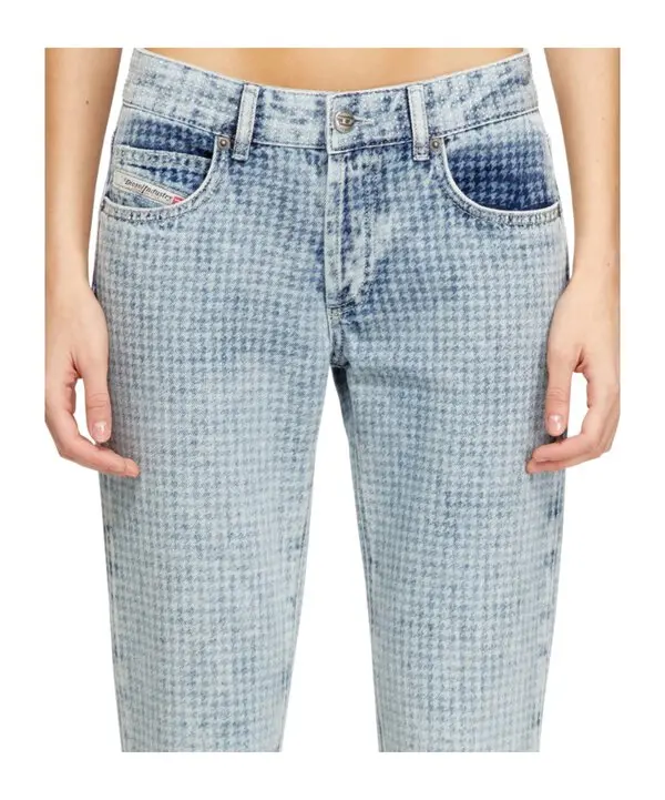 DIESEL® 1992 D-jiann Patterned Jeans - Light Blue