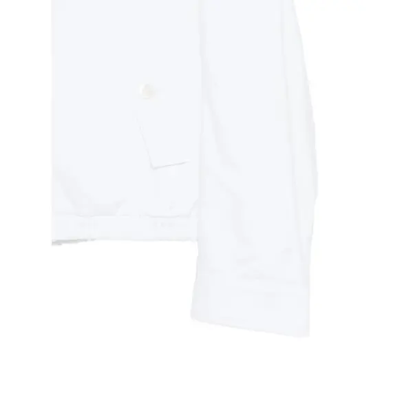 MAGLIANO Long-sleeved Zip Jacket With Logo Patch - White