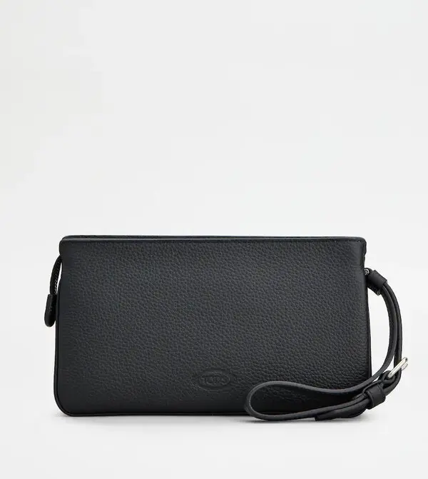 TOD'S Textured Zip Wrist Pouch
