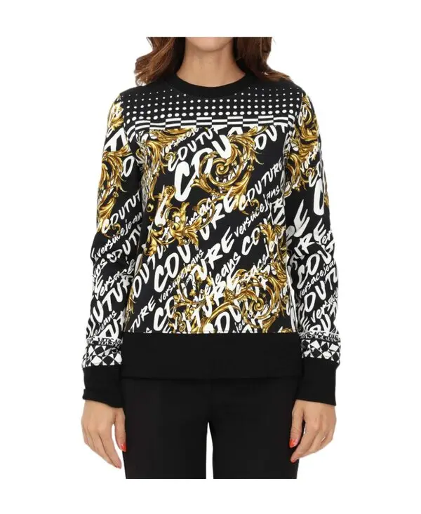 Versace Baroque Pattern Print Pullover