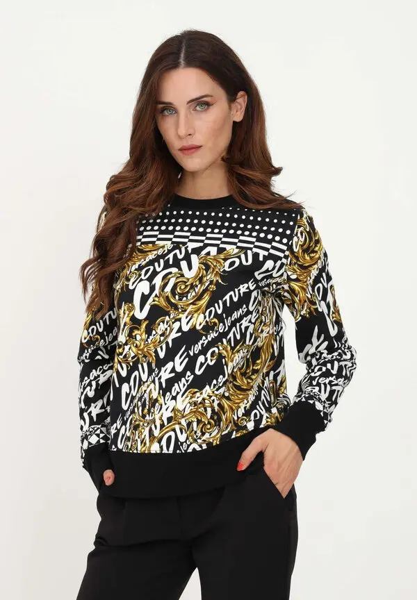 Versace Baroque Pattern Print Pullover
