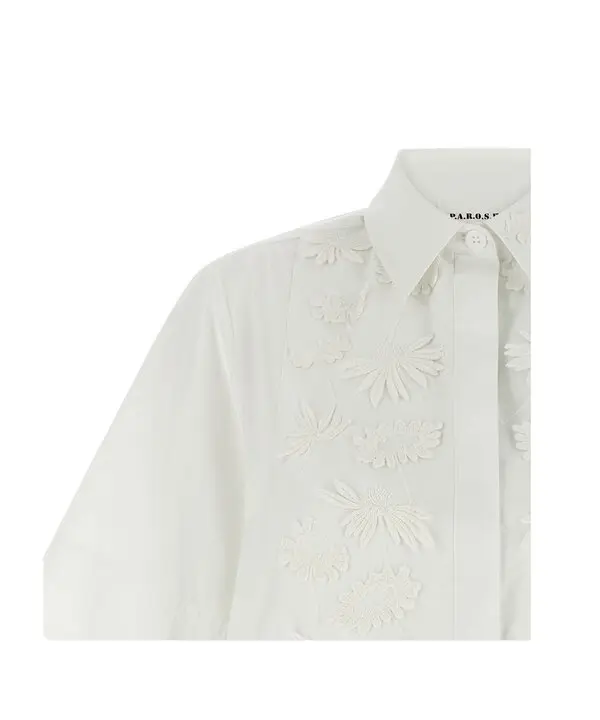 P.a.r.o.s.h Embroidered Poplin Shirt