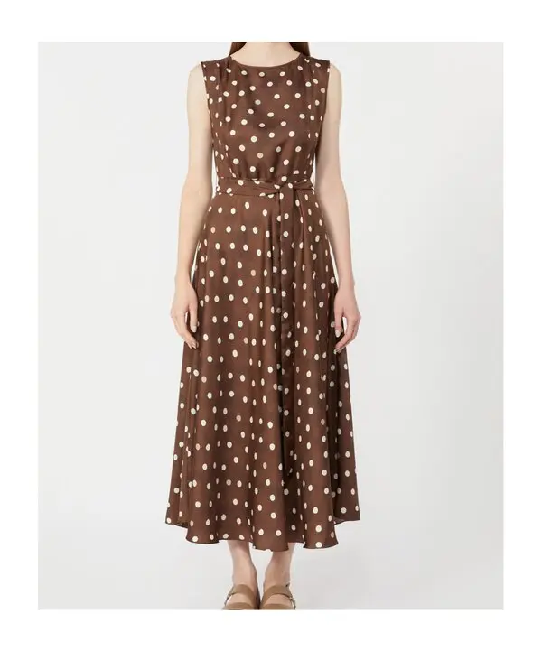 Max Mara Smmmattina Polka Dot Midi Dress