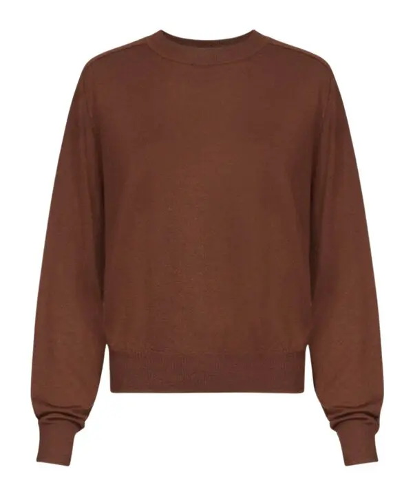 Loulou De Saison Angus Long-sleeve Sweater - Brown