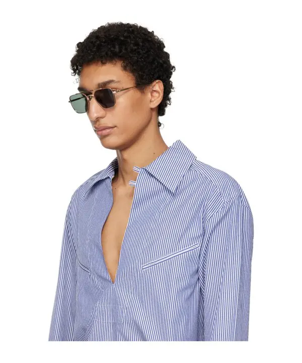 AKONI Europa Full-rim Sunglasses - Brushed Platinum