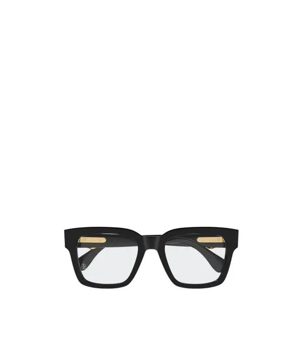 Cartier Square Frame Eyeglasses - Black