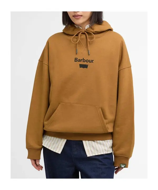 Barbour X Levi's Graphic Print Hoodie - Tan