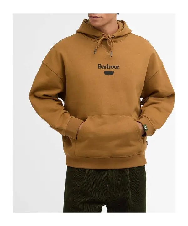 Barbour X Levi's Graphic Print Hoodie - Tan