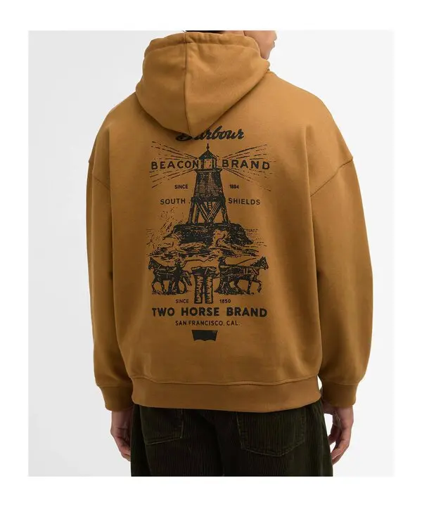 Barbour X Levi's Graphic Print Hoodie - Tan