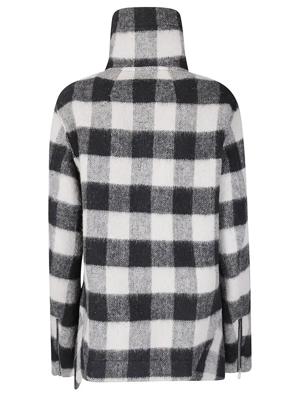 Rick Owens Exploder Checked Jacket - Black