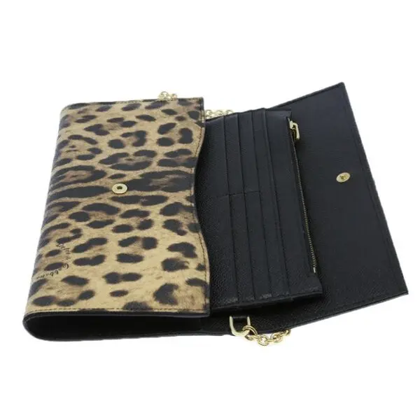 Dolce & Gabbana Leopard Print Wallet