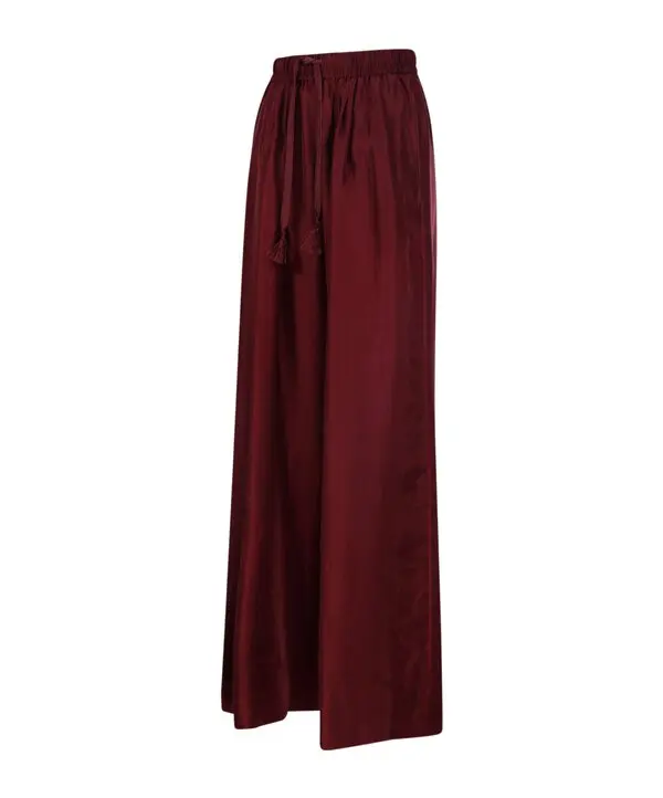 FORTE_FORTE Elastic Waist Wide-leg Pants