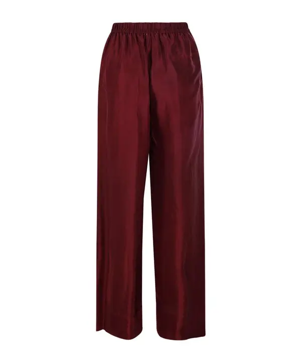 FORTE_FORTE Elastic Waist Wide-leg Pants