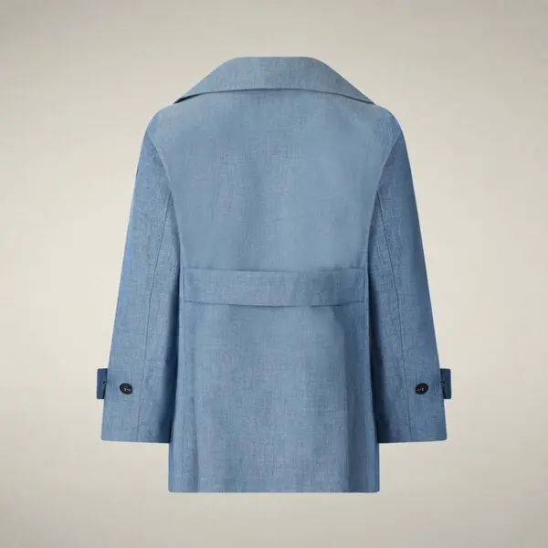 SAVE THE DUCK Double Breasted Casual Jacket - Blue