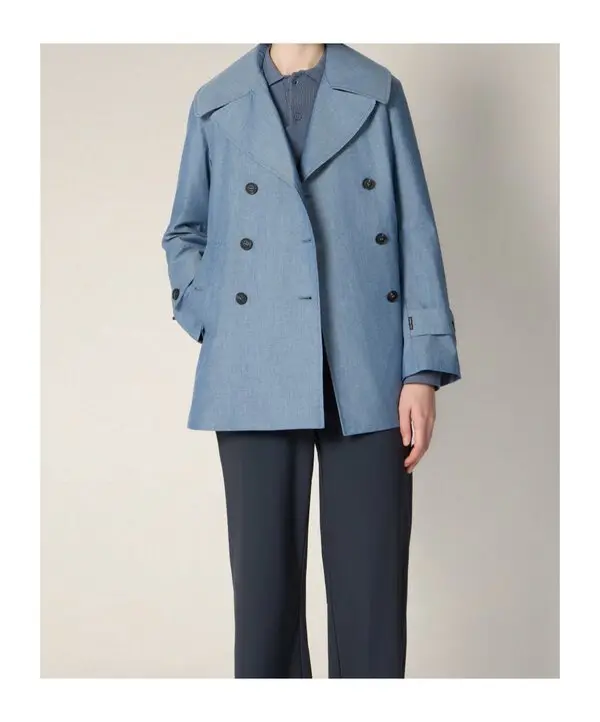 SAVE THE DUCK Double Breasted Casual Jacket - Blue