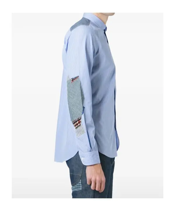 Junya Watanabe Patchwork Patterned Shirt