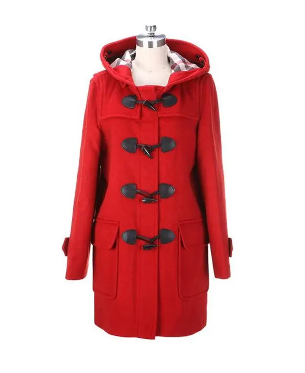Burberry Hooded Long-sleeved Coat