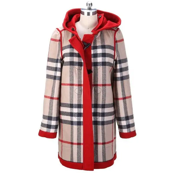 Burberry Hooded Long-sleeved Coat