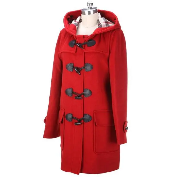 Burberry Hooded Long-sleeved Coat