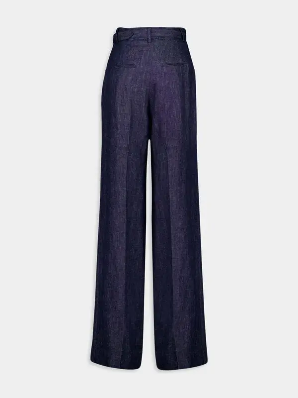 Gabriela Hearst Norman Wide Leg Pants