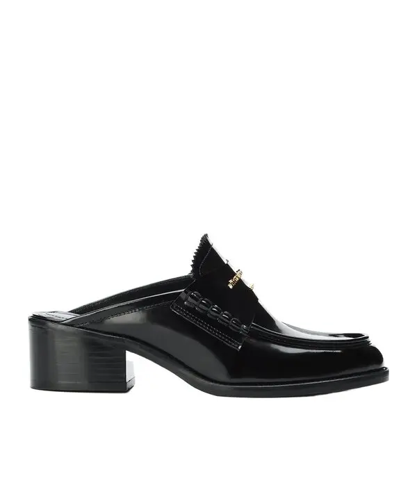 Alexander Wang Carter Logo Mules - Black