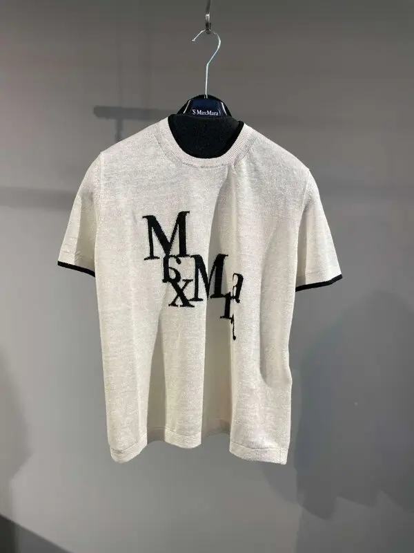 Max Mara Nordica Logo Knitted Top