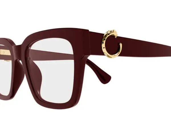 Cartier Square Frame Eyeglasses - Brown