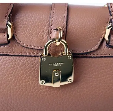 Burberry Logo Lock Handbag - Pink