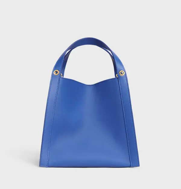 Celine Small Cube Bag In Supple Calfskin - Blue