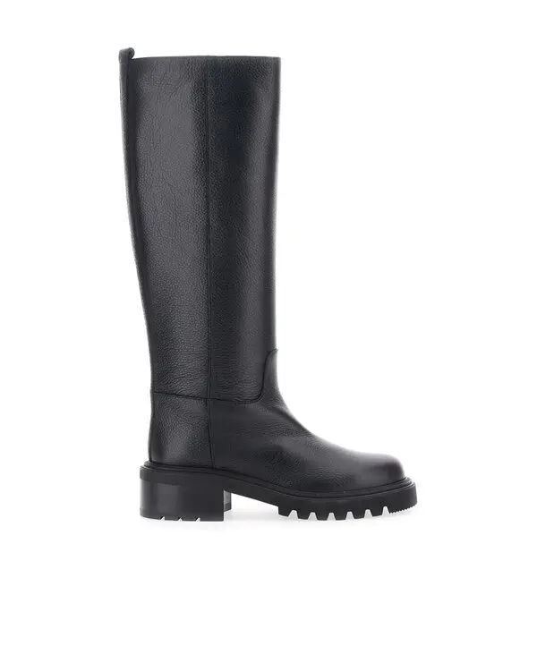 VIA ROMA 15 Round Toe Knee-high Boots