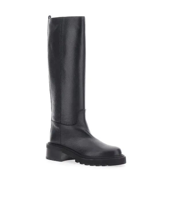 VIA ROMA 15 Round Toe Knee-high Boots