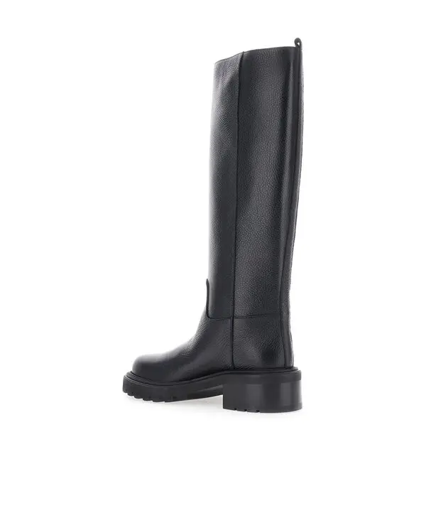 VIA ROMA 15 Round Toe Knee-high Boots