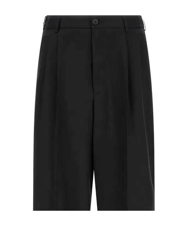 MAGLIANO Double Pleat Wide Leg Trousers